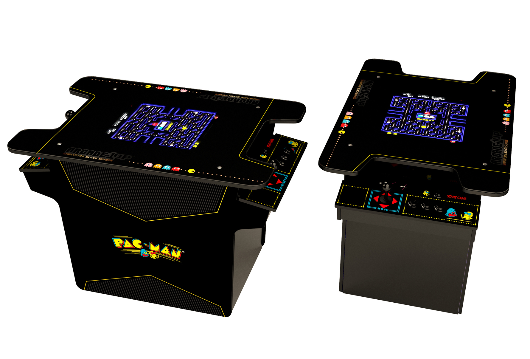 Arcade1up Black Series Pac Man And Street Fighter Head To Heads Bionic Buzz