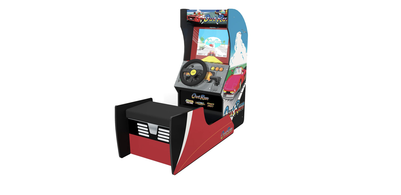 Arcade1Up Outrun™ Seated Arcade Cabinet – Bionic Buzz